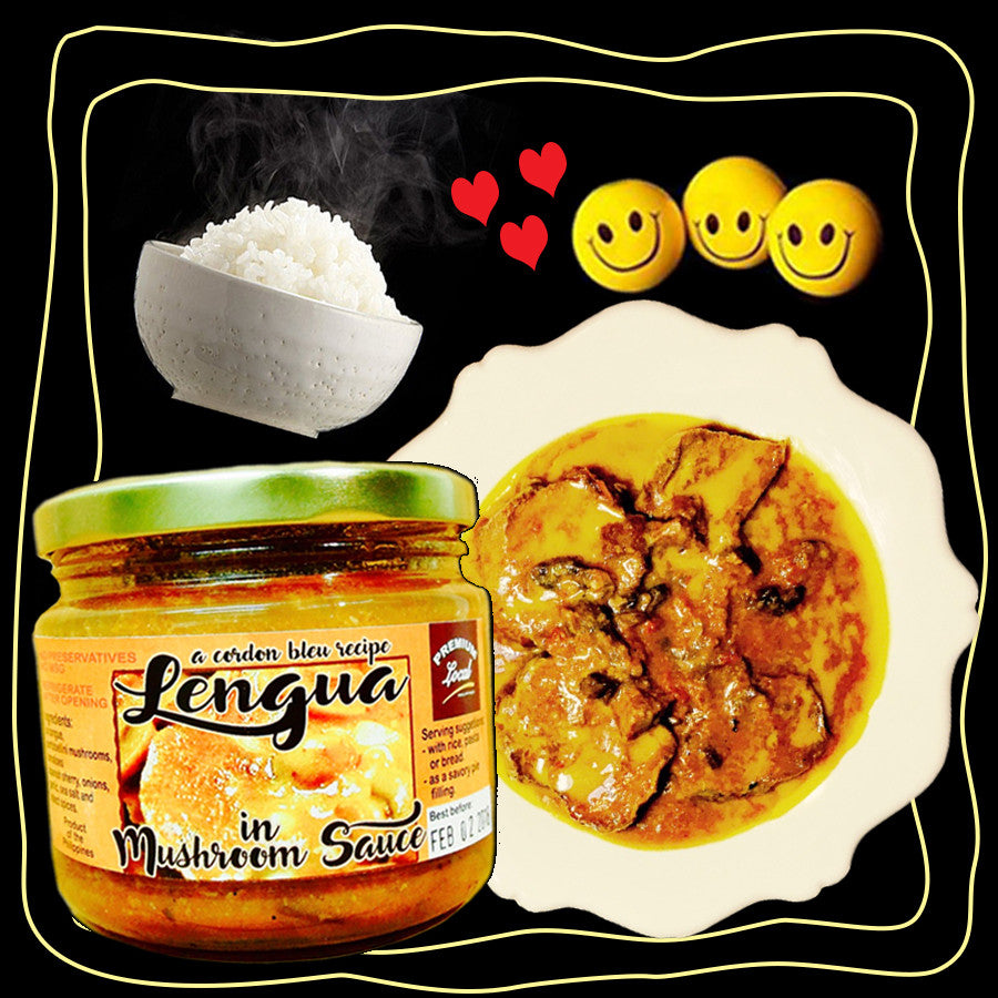 Lengua in Mushroom Sauce, 10 oz. – Premium Local Philippines